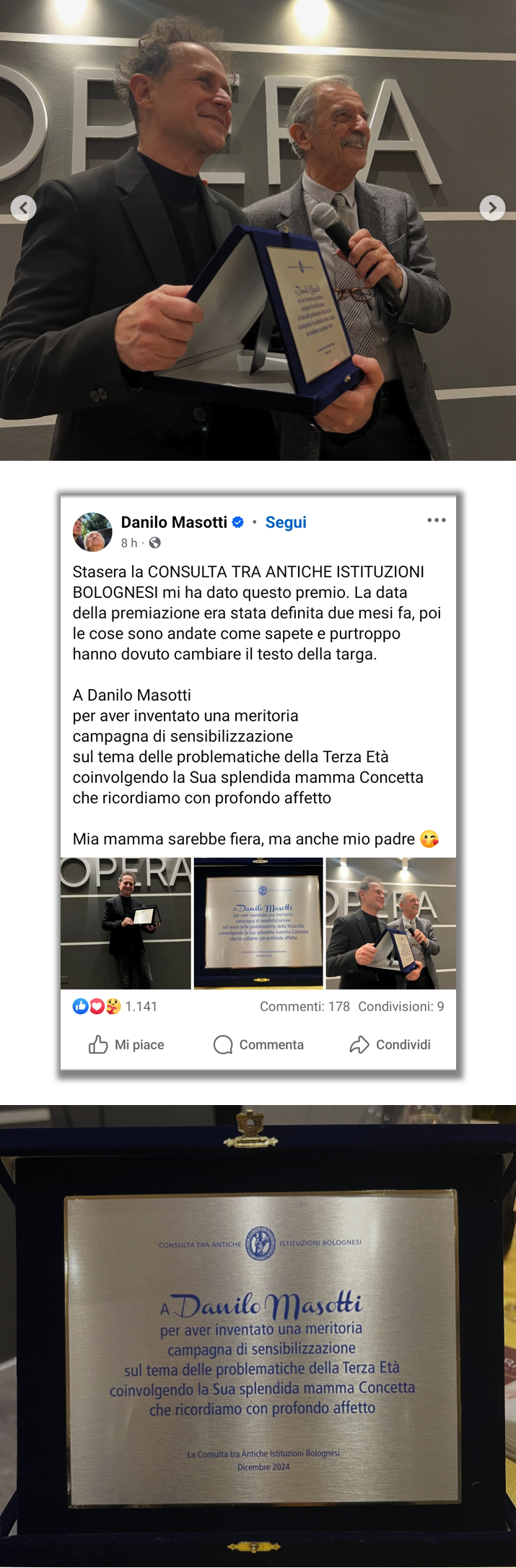 Danilo Masotti e la mamma Concetta – Consulta tra antiche istituzioni ...